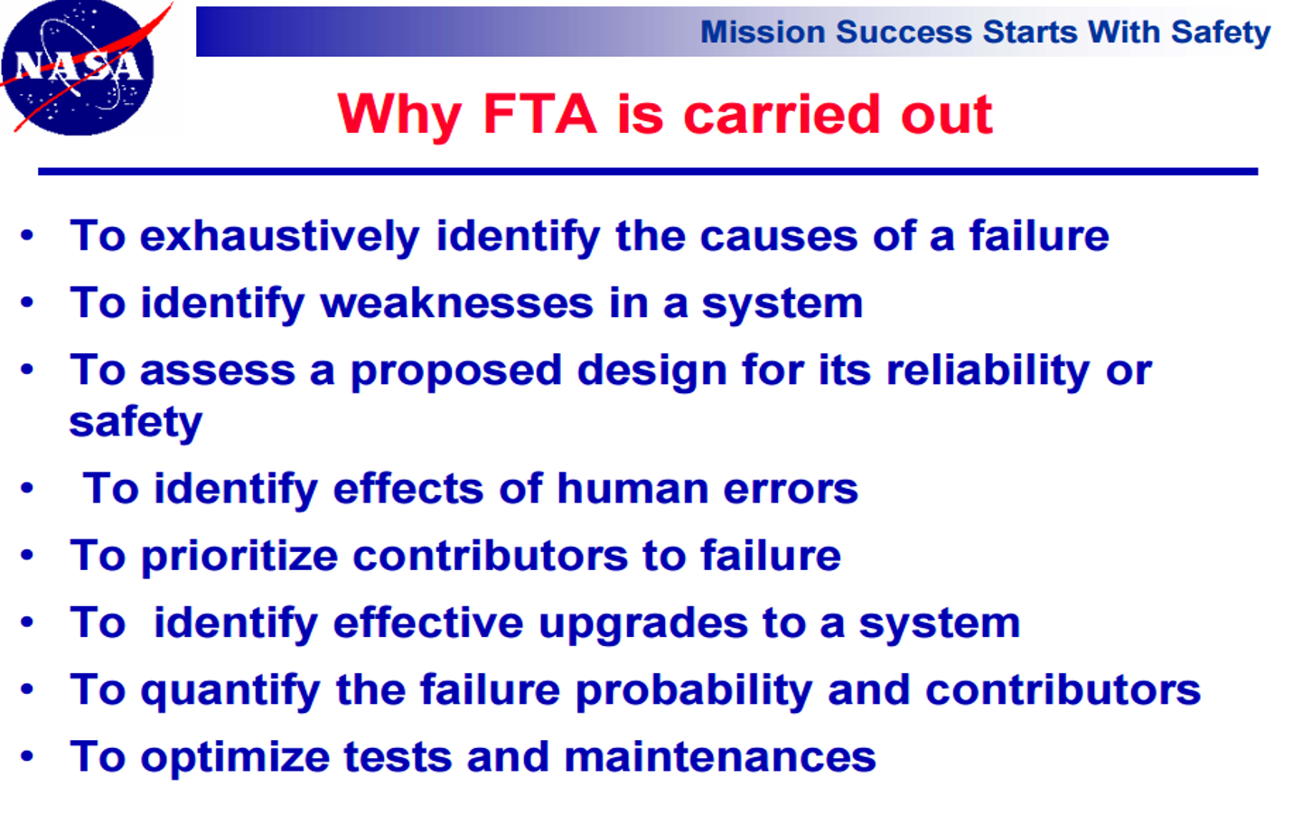 Fault Tree Analysis Nasa Verification Conquers Fault Tree Analysis