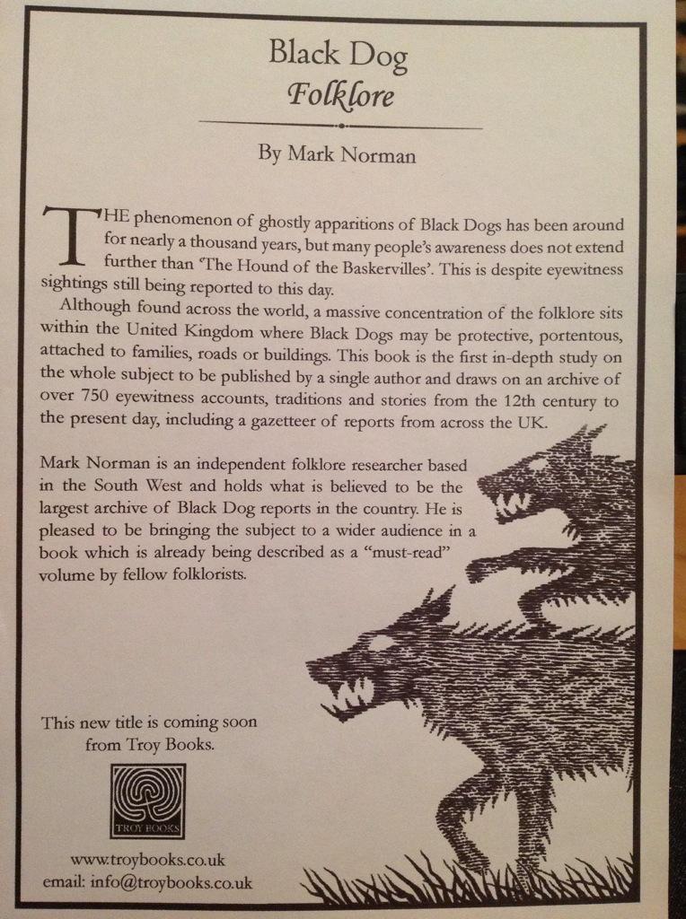 Black Dog Folklore