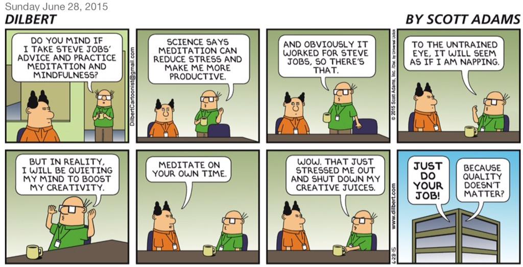Stress At Work Dilbert