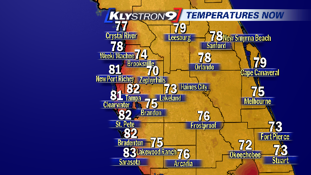 Juli Marquez: It's very warm and humid this morning. With an onshore ...