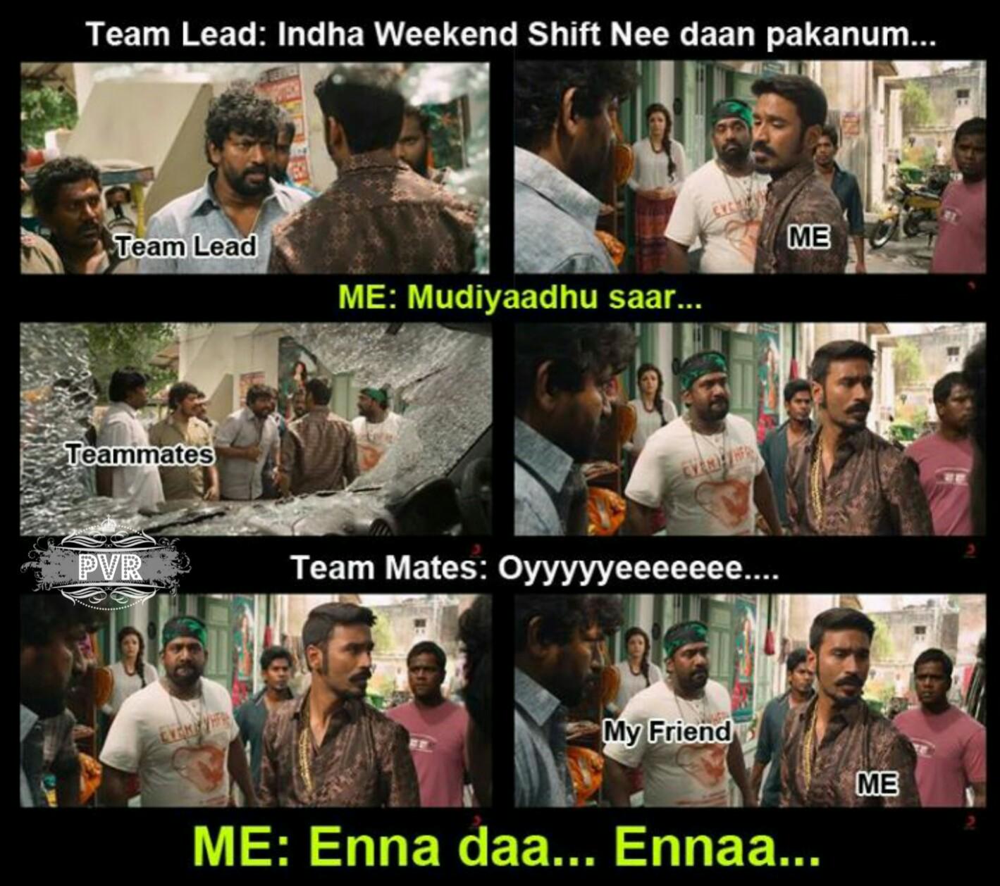 Maari Comedy Memes Maari Movie Comedy Scene | Dhanush And Robo