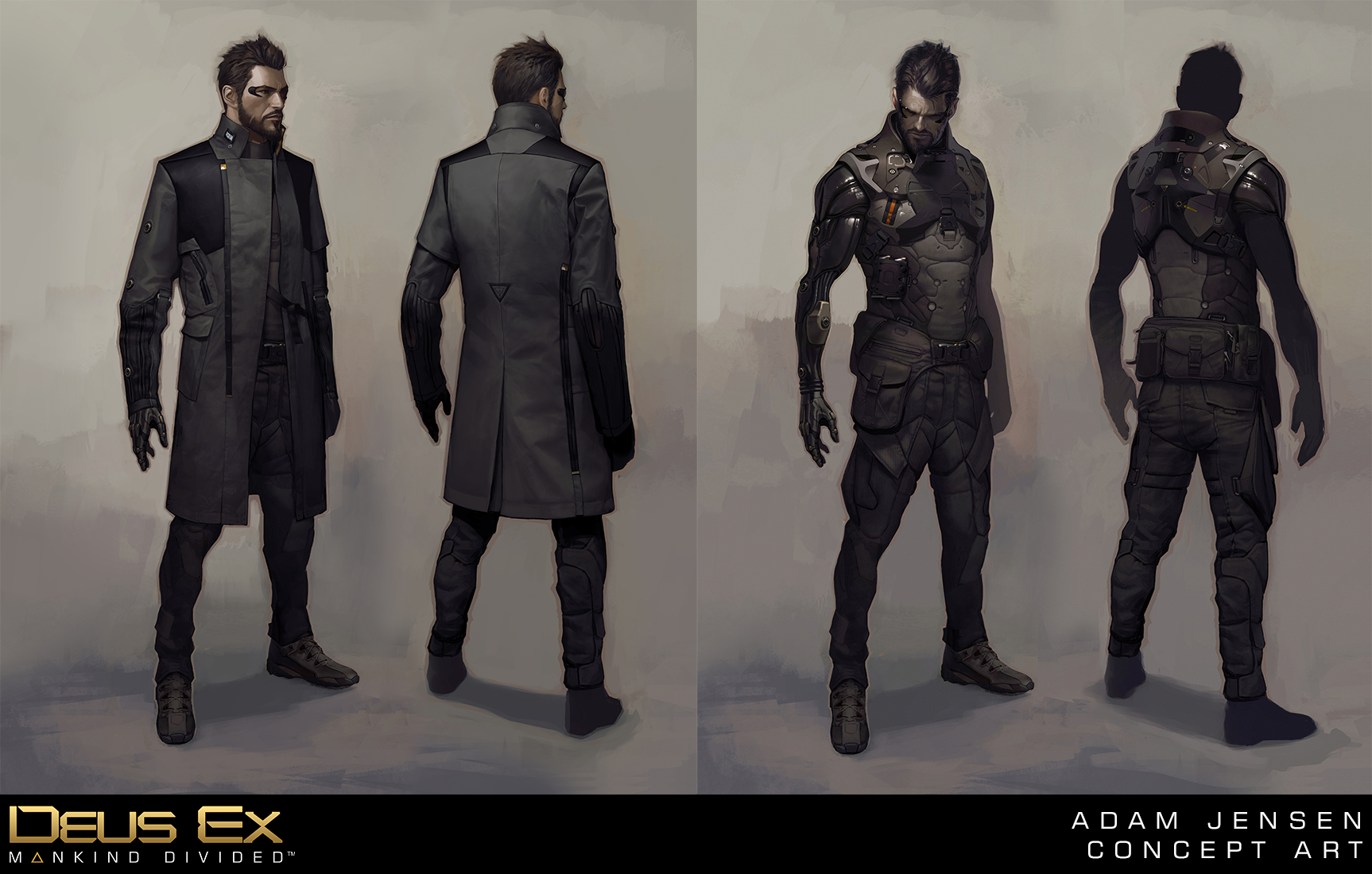 Adam Jensen Combat Deus Deus Ex: Mankind Divided Statue Adam Jensen