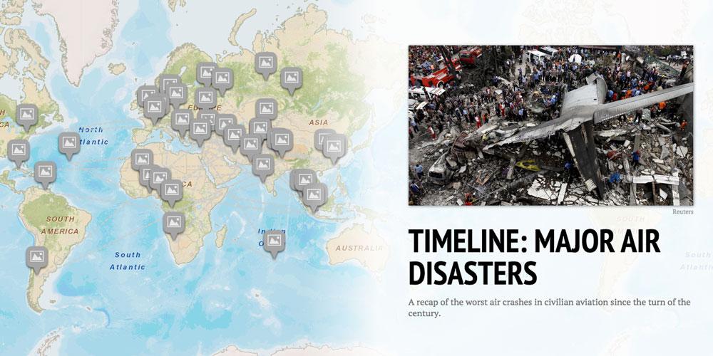 Interactive timeline: A recap of major air disasters in aviation since ...
