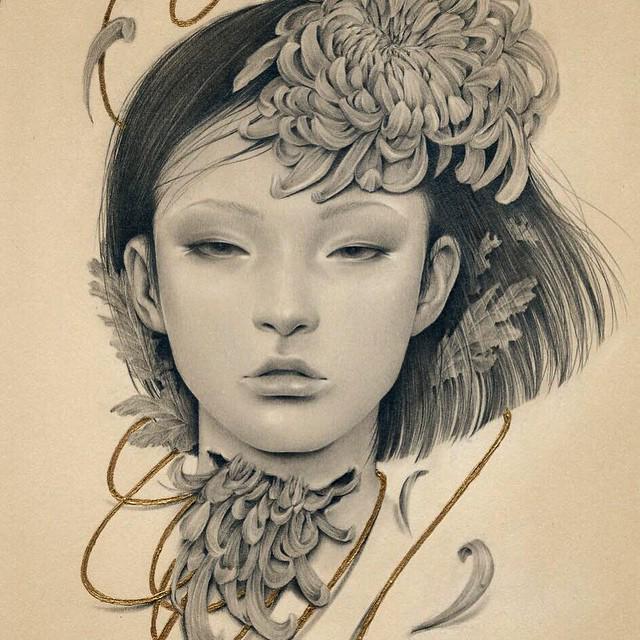 Beautiful Japanese Pencil Drawings Japanese Inspired Art Using Pencil