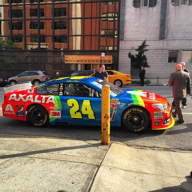 Gordon's Rainbow 24 at Bristol today : r/NASCAR