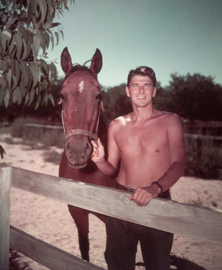 Young Ronald Reagan