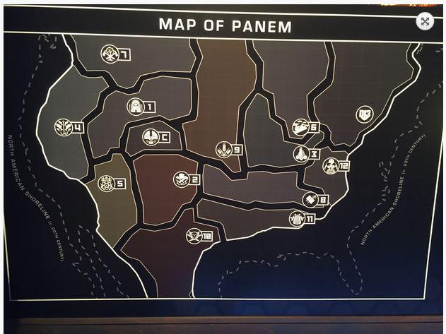 Hunger Games Map North America