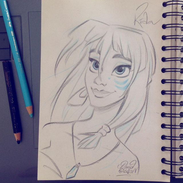 Kida Disney Drawing