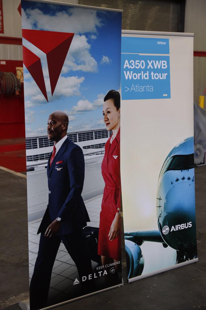 Hi Atlanta_Airport! It's a special moment for delta as a future A350 ...
