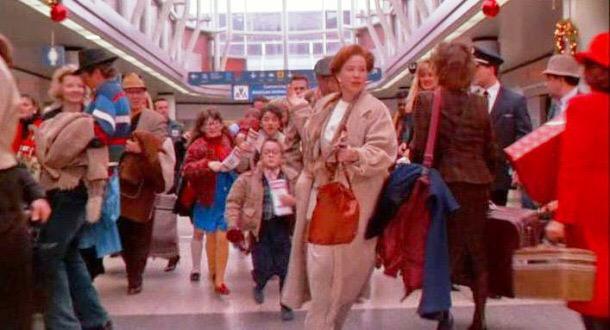 Home Alone Running Through Airport