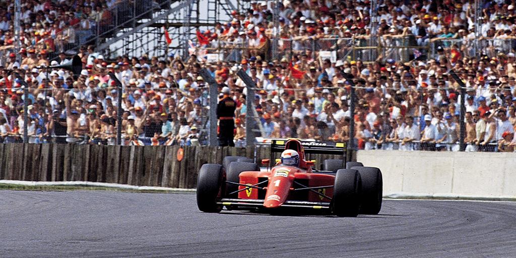 July 15, 1990 - After Mexico and France, Alain Prost takes his third ...