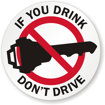 No Drinking And Driving Symbol