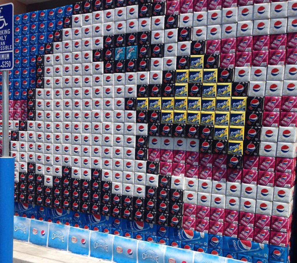 Pepsi Soda Displays