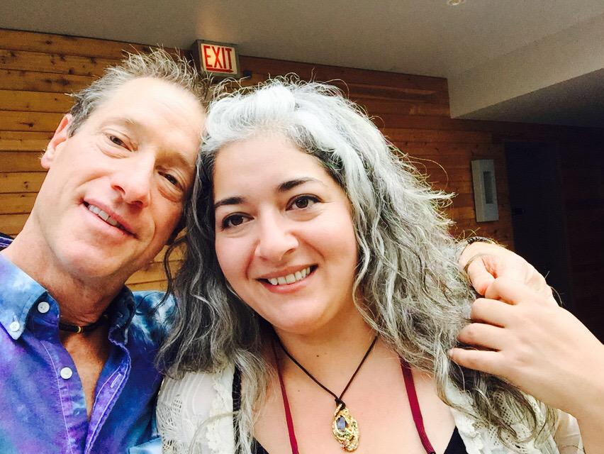 With trixie garcia (jerry's daughter) pre-show at the grateful dead's ...
