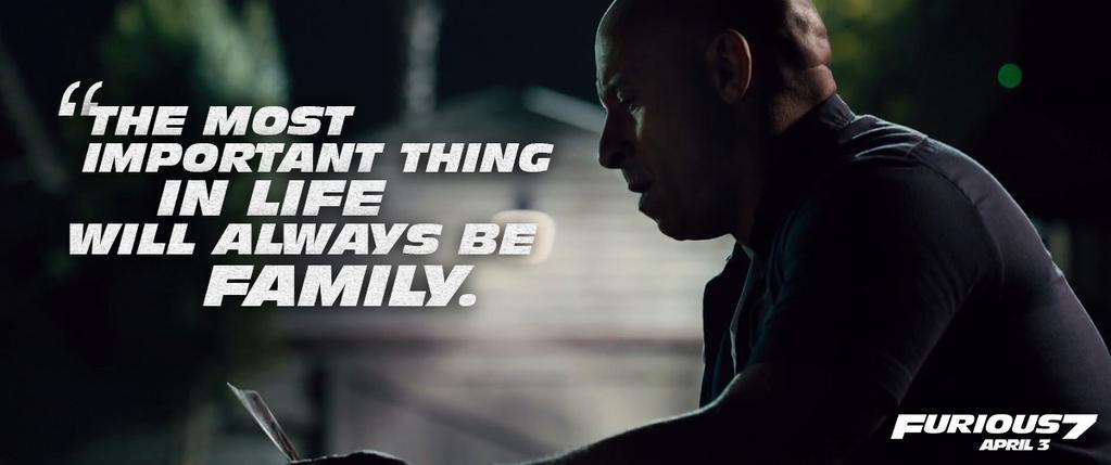 Dominic Toretto Quotes About Family