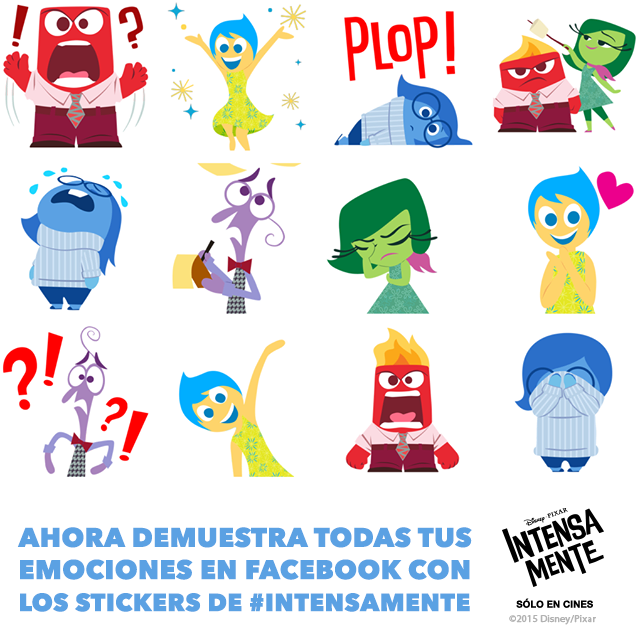 : Diviértete y comparte los nuevos stickers de #IntensaMente
