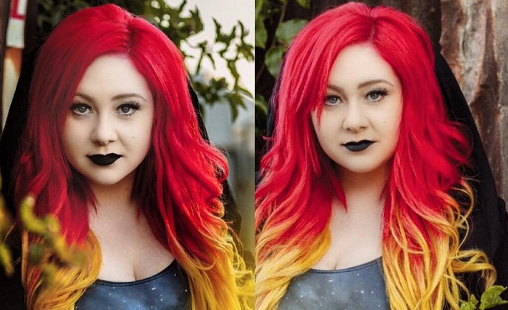 Fire Colored Hair