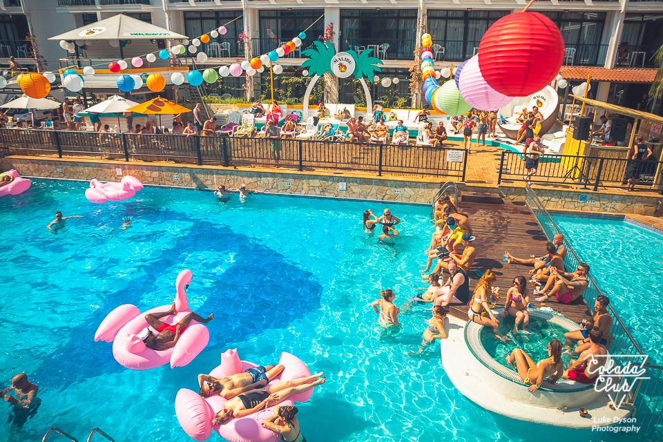 Colada club pool party time!! sunshine, #malibu cocktails & music. the ...