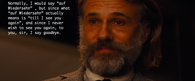Christoph Waltz Django Quotes