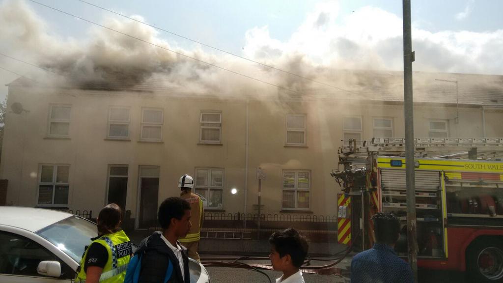 Roads close as 'several' homes on fire in Cardiff - ITV News