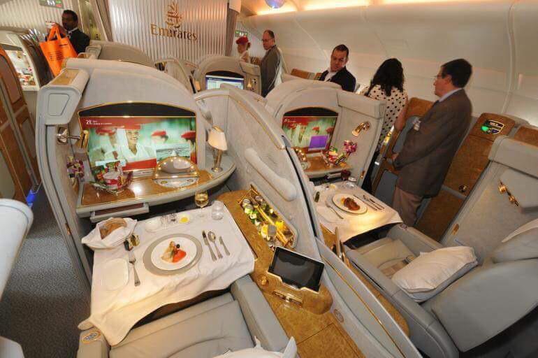 Emirates Airbus A380 Swimming Pool