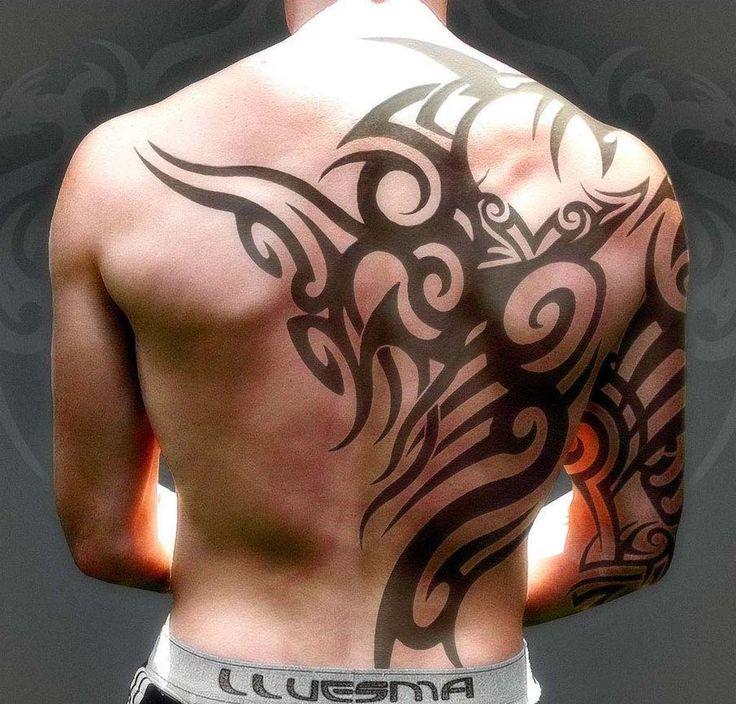 Tribal Tattoo Designs For Men Upper Back
