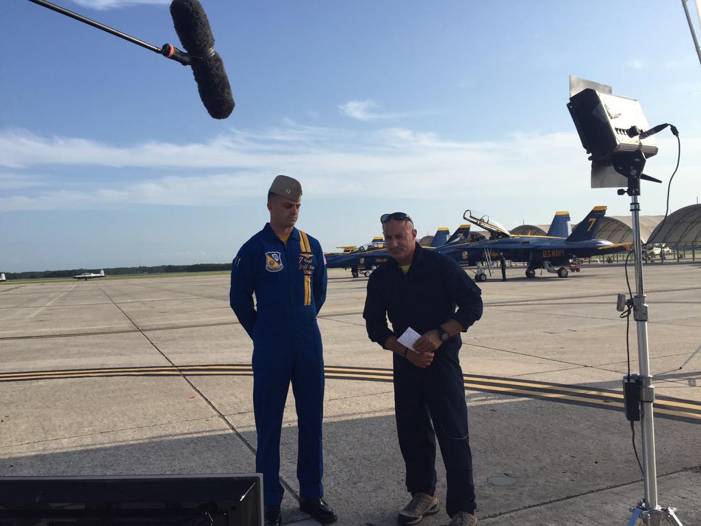 Capt Jeff Kuss : JimCantore talking BlueAngel USMC Capt Jeff Kuss LIVE ...
