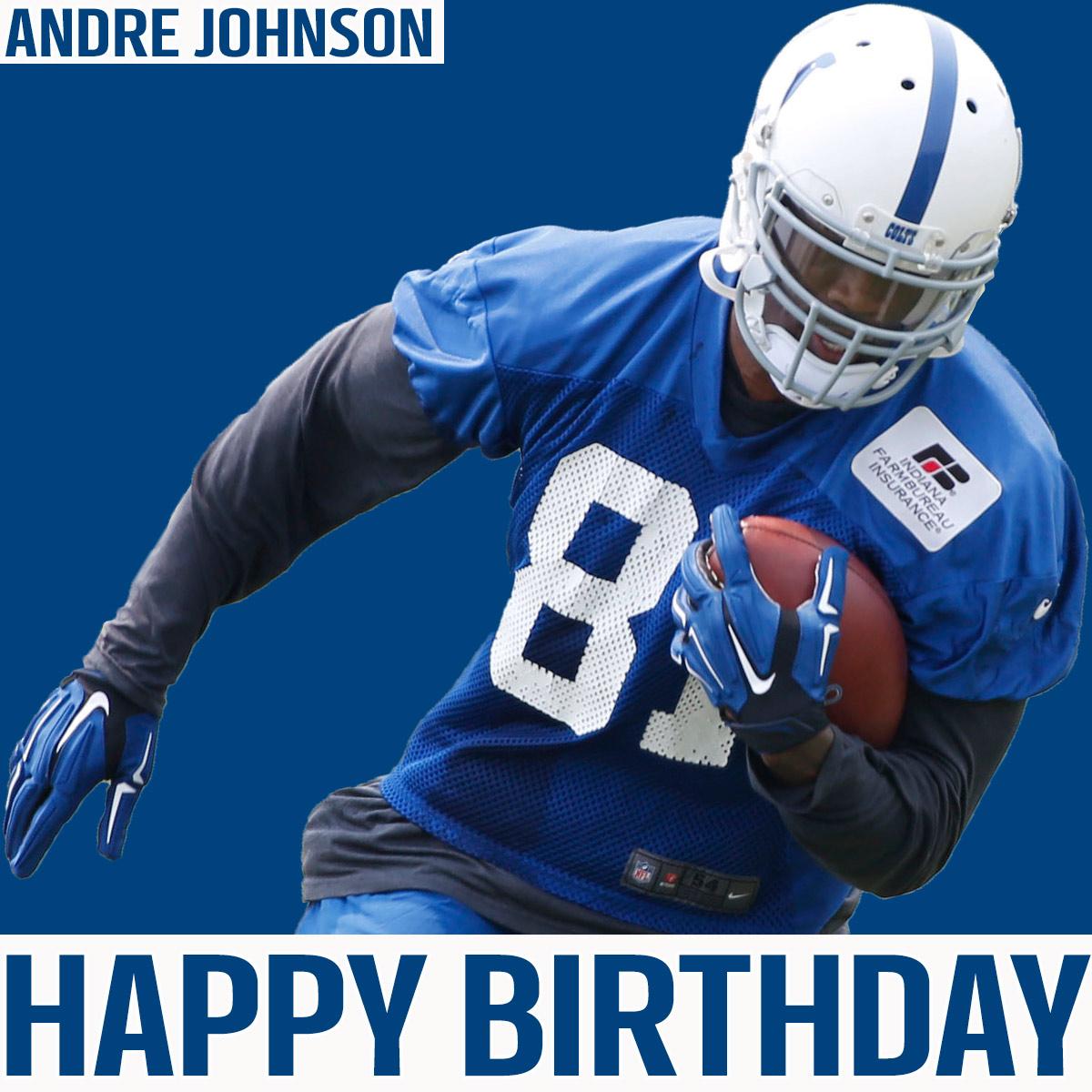 Retweet to help us wish Colts WR johnson80 a Happy Birthday! | NFL ...