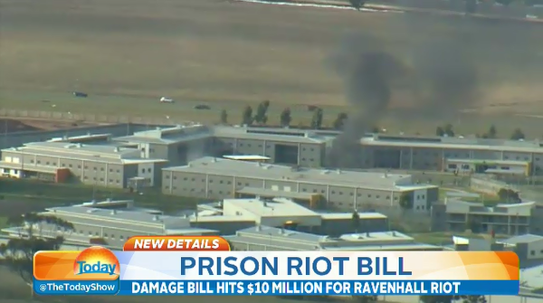 The damage bill for a riot at Victoria's Ravenhall Metropolitan Remand ...
