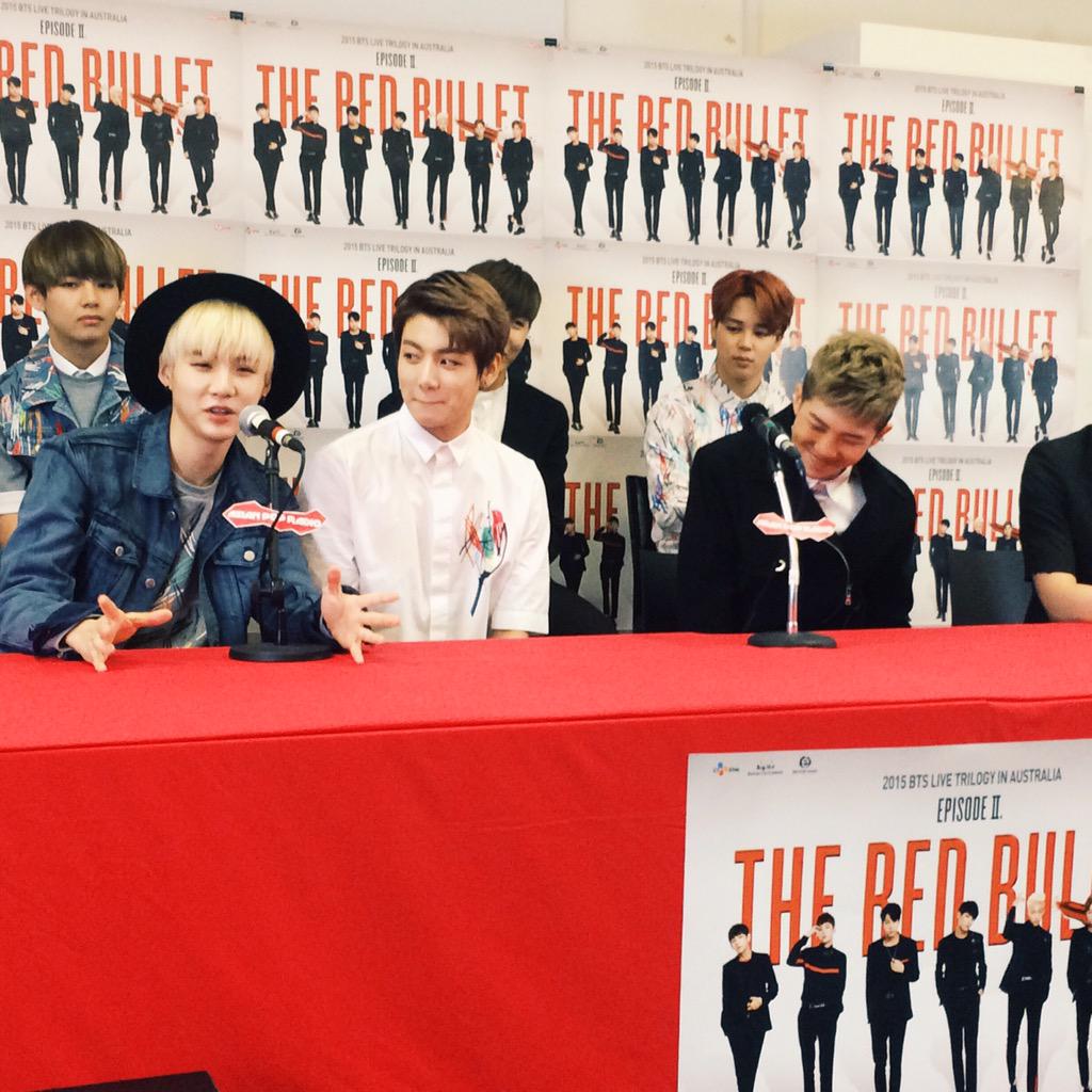 [150712/PIC] BTS na konferencji prasowej 2015 BTS LIVE TRILOGY EPISODE ...