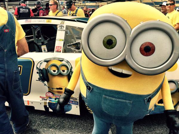The Minions have taken over NASCAR. (via NASCARonNBC) | SB Nation ...