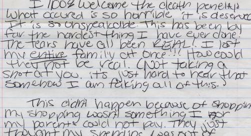 In a letter from prison, triple-murder defendant alan j. hruby said he ...