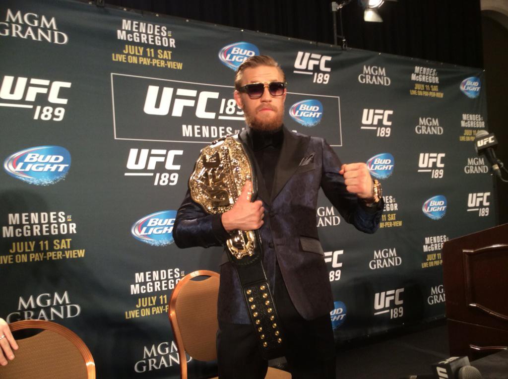 Conor McGregor: Conor McGregor @TheNotoriousMMA celebrates with his ...