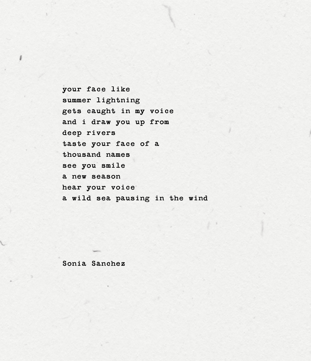 Sonia Sanchez Poems