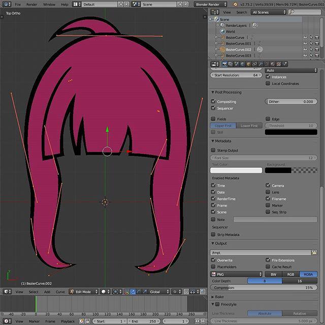 Render vector 2d html5 - volres