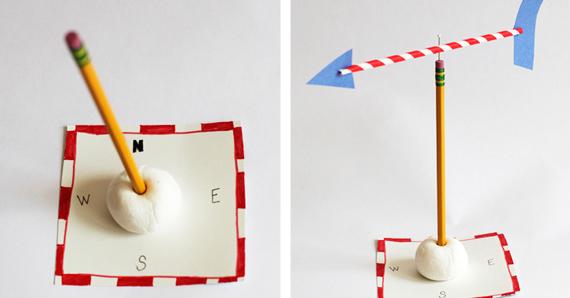 Learn about the weather with a homemade weather vane from @pbsparen ...