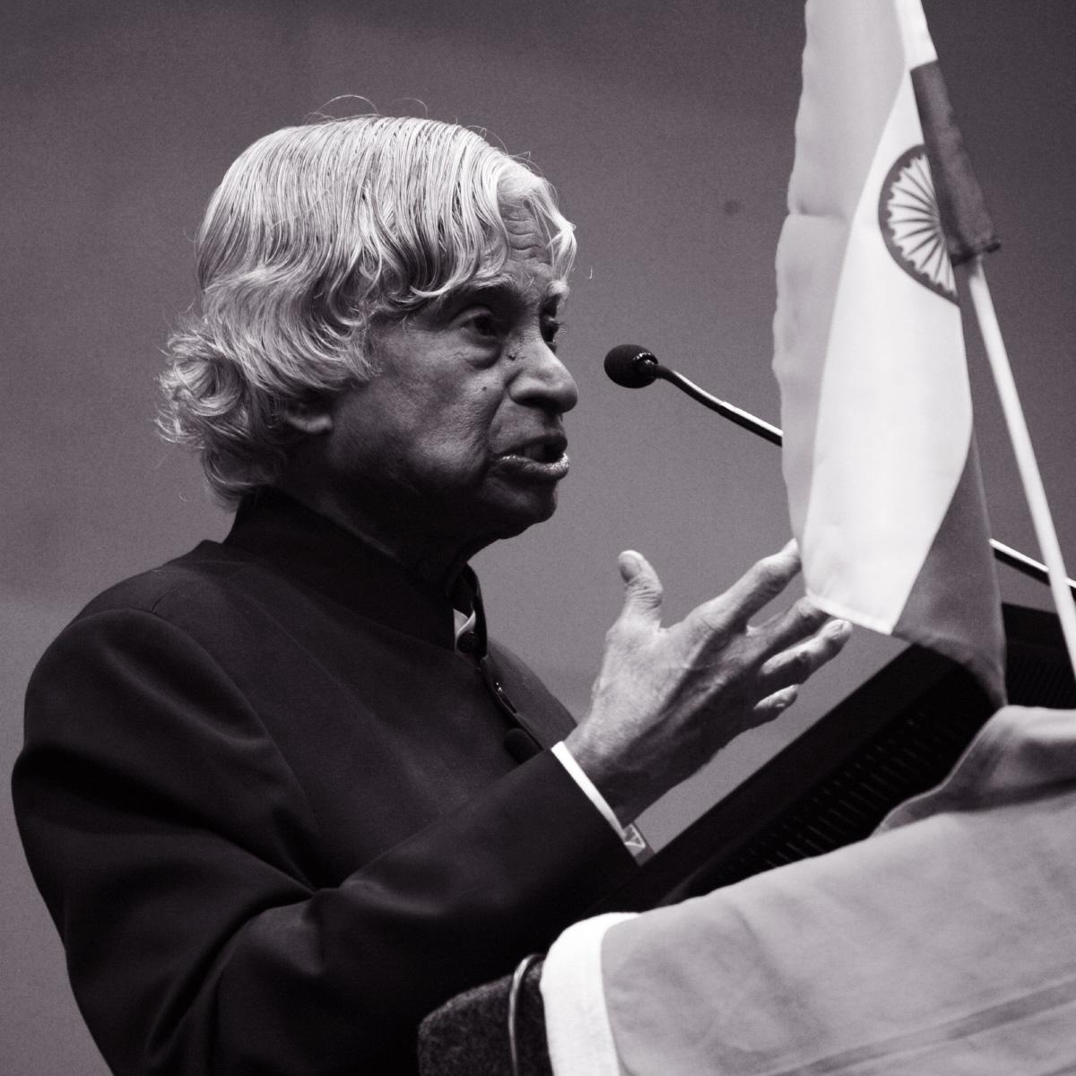Apj Abdul Kalam Black And White