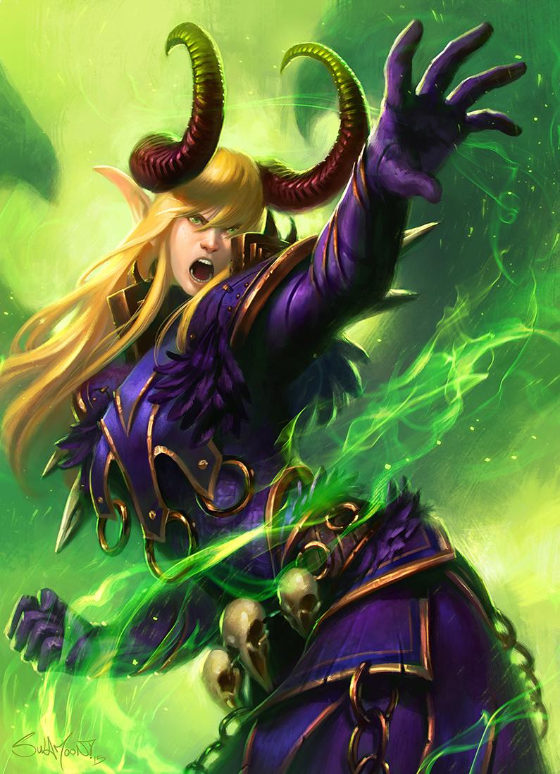 World Of Warcraft Warlock Art