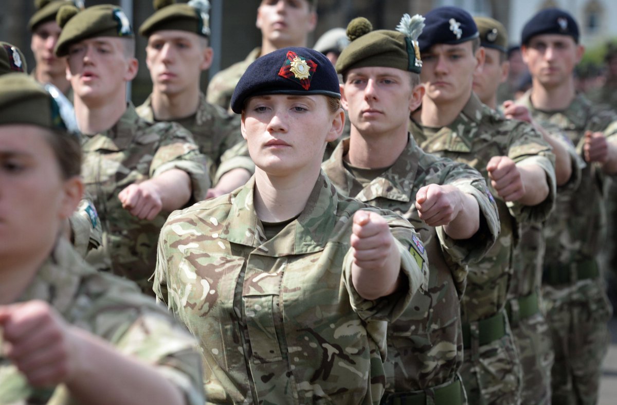 Army reserve recruits had their ‘passing out’ parade at redford ...