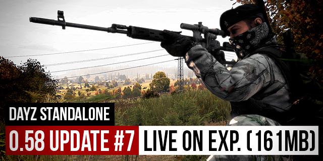 DayzTV on Twitter: "#Dayz 0.58 Update #7 is Live on Exp. Branch! (161MB). We'll Keep This Post ...