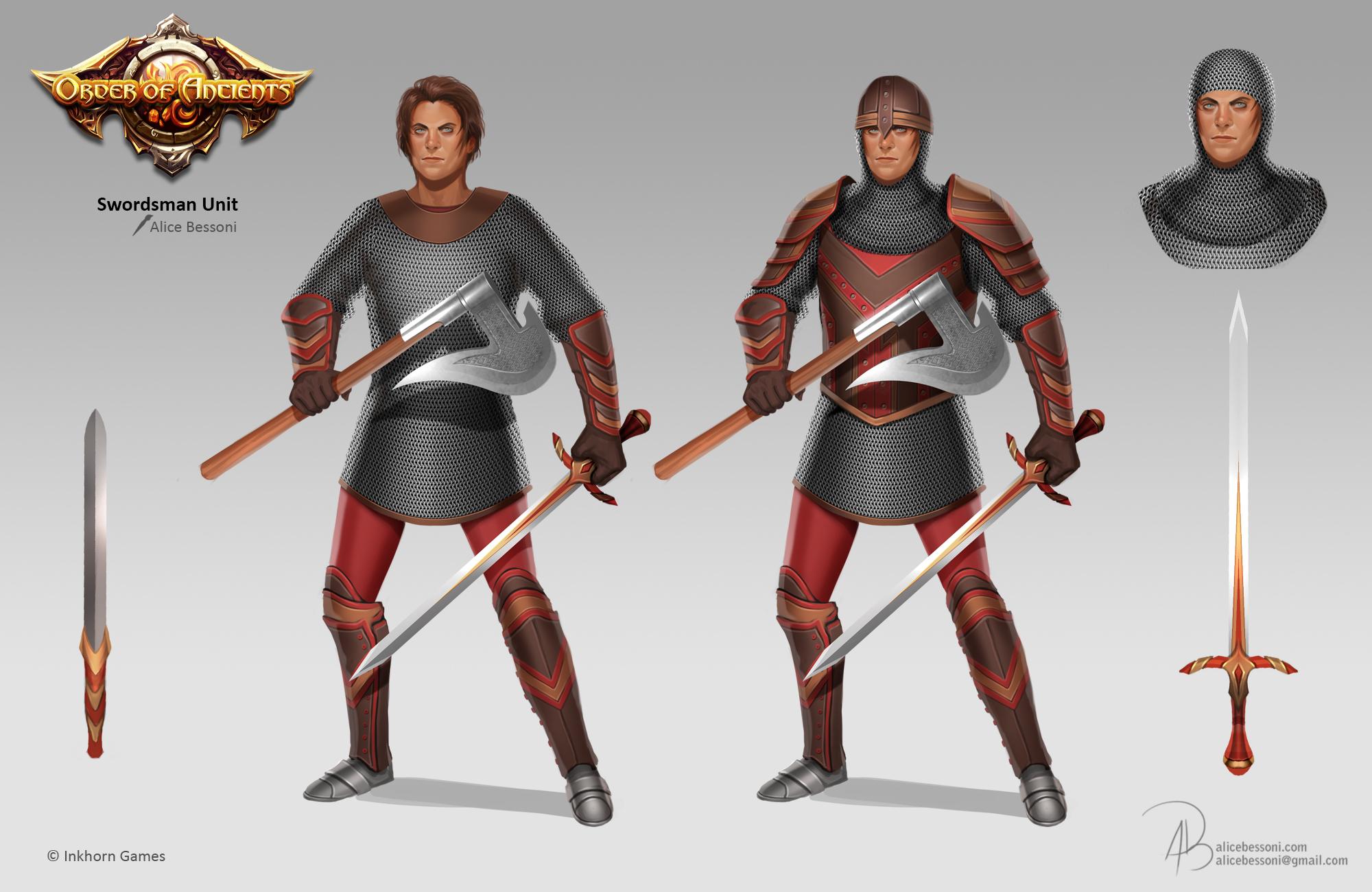 Medieval Spearman Art