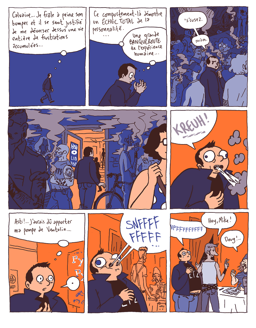 「it's weird how often I come across comics that are word-for-」Patrick Légerの漫画