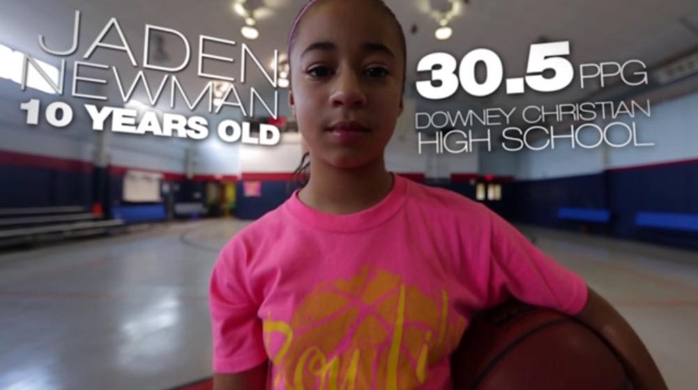 VIDEO: Jaden Newman is 10 years old and on a quest to become the NBA’s ...