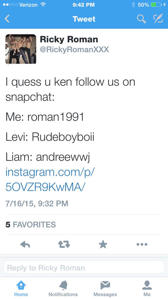 Ricky Roman Instagram