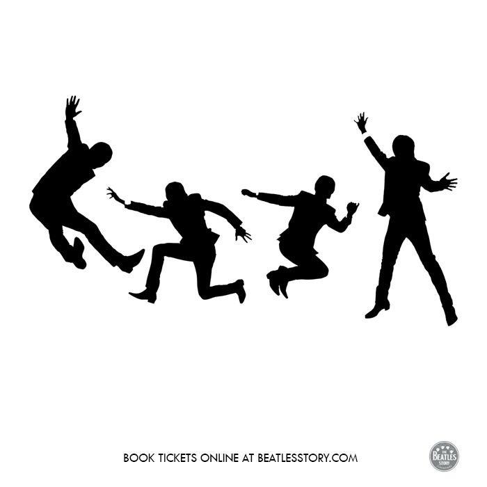 Beatles Jumping Silhouette
