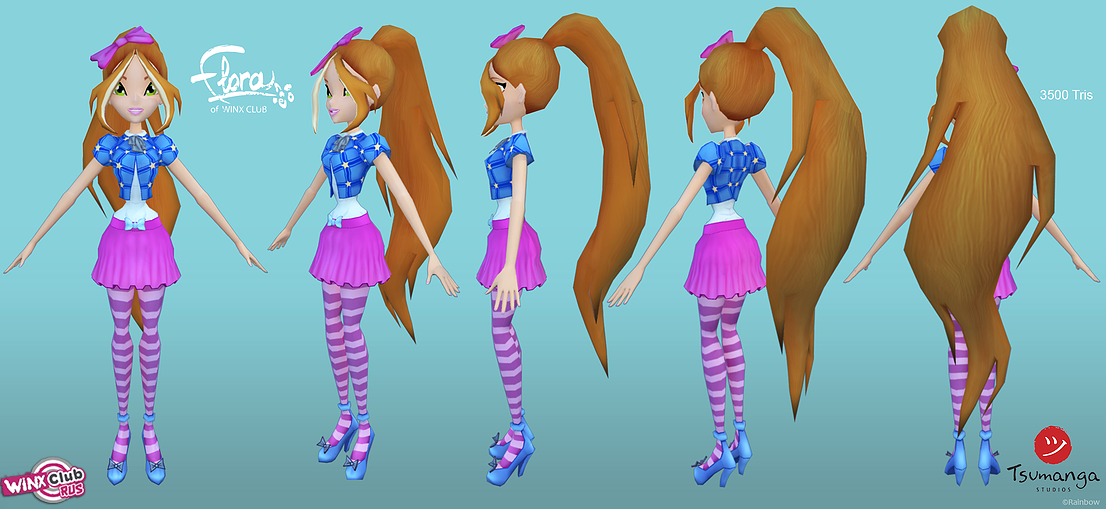 Winx Club Flora 3d