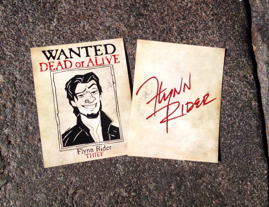 Flynn Rider Wanted Poster