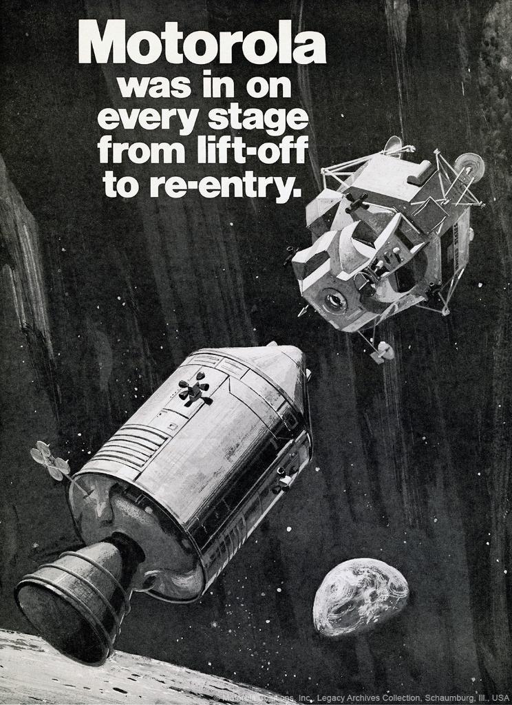 Large Poster Apollo Rocket Stages