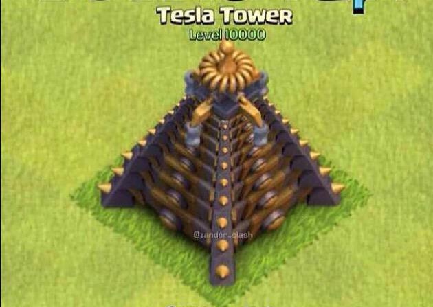 Hidden Tesla Level 8 Clash Of Clans