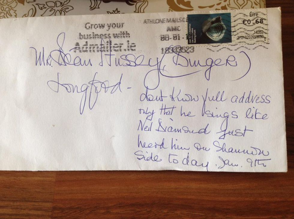 Irish posties are actual miracle workers. this letter arrived in ...